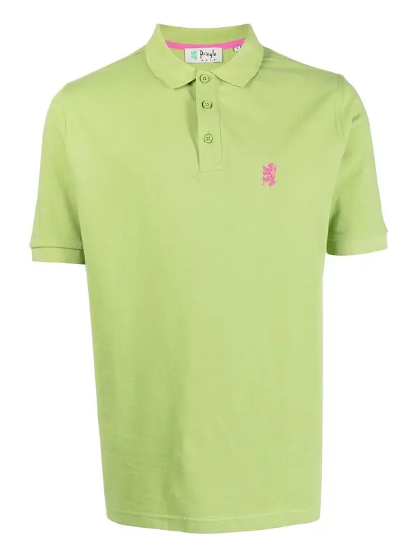 Pringle Of Scotland Heritage Golf Cotton Polo Shirt - Green