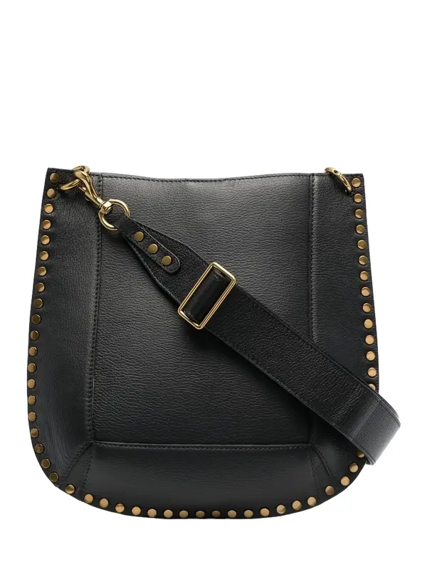 Isabel Marant Oskan Leather Shoulder Bag - Black