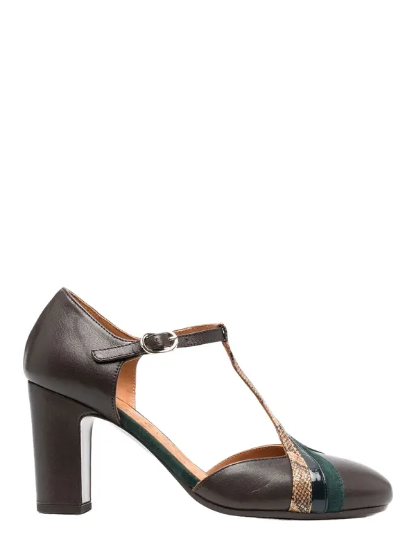 Chie Mihara 85mm Round-toe Leather Pumps - Brown