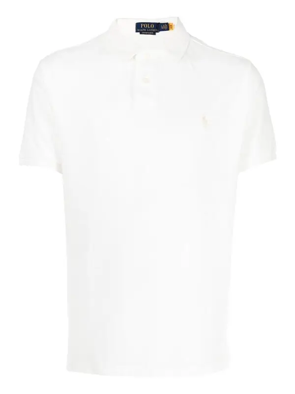 Polo Ralph Lauren Logo-embroidered Polo Shirt - White