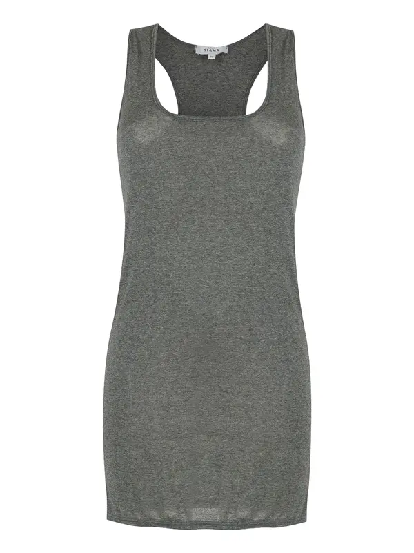 AMIR SLAMA Sleeveless Top - Grey