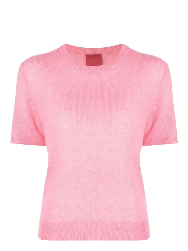 Cashmere In Love Sidley Fine-knit Top - Pink