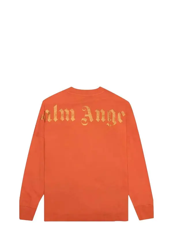 Palm Angels Logo-print Sweatshirt - Orange