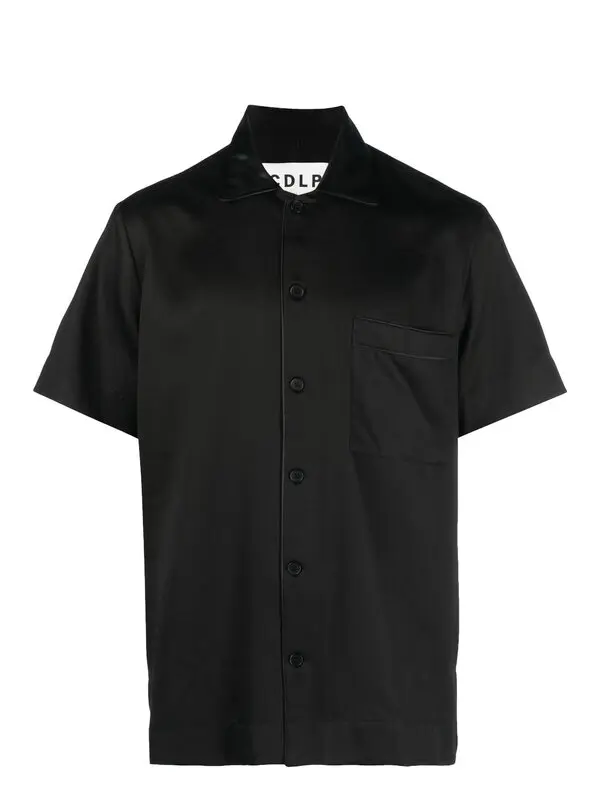 CDLP Short-sleeve Lyocell Shirt - Black