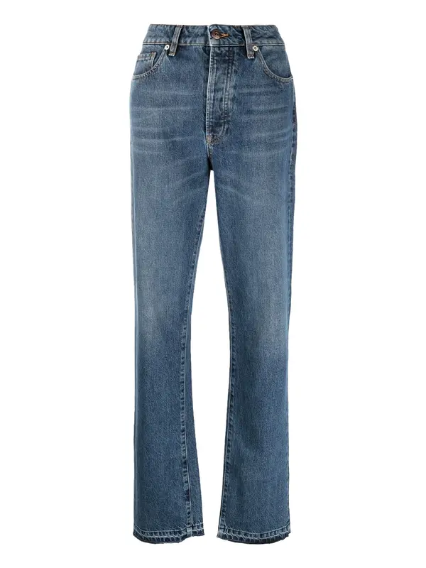3x1 High-waist Straight-leg Jeans - Blue