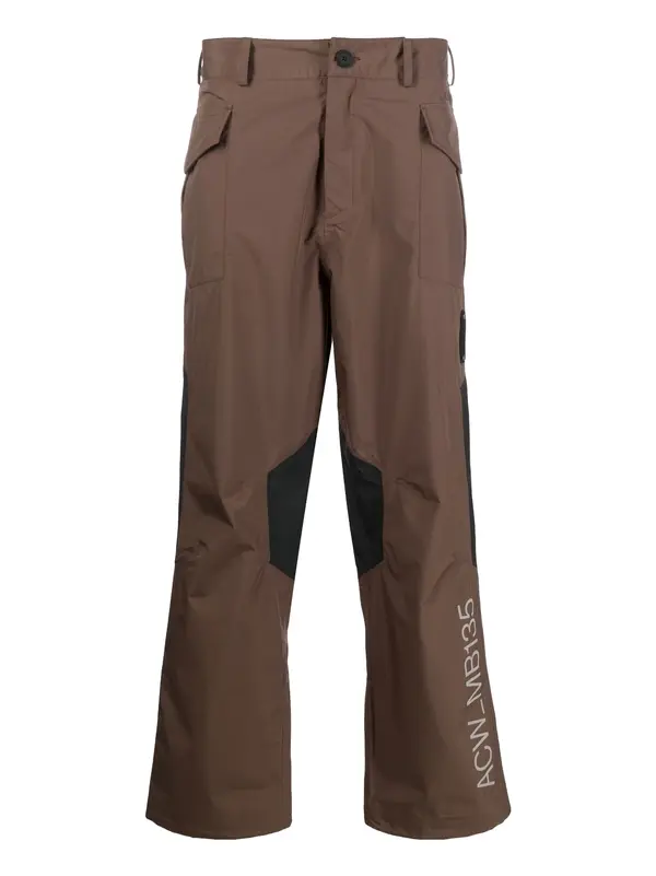 A-COLD-WALL* Straight-leg Cargo Trousers - Brown