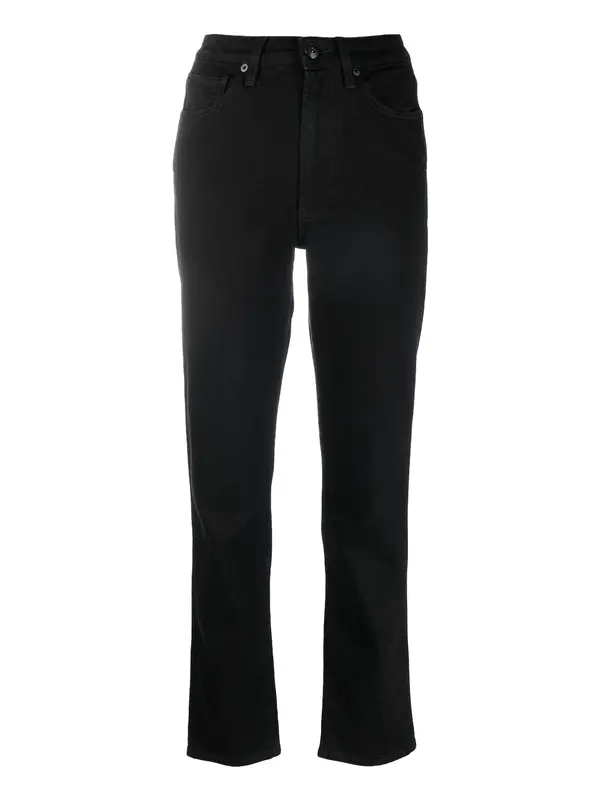 3x1 High-waist Tapered Jeans - Black