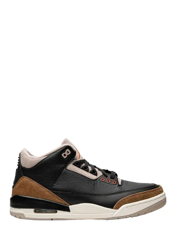 JORDAN Air 3 Retro Desert Elephant Sneakers - Black