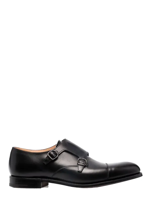 Church's Detroit Almond-toe Monk Shoes - Black