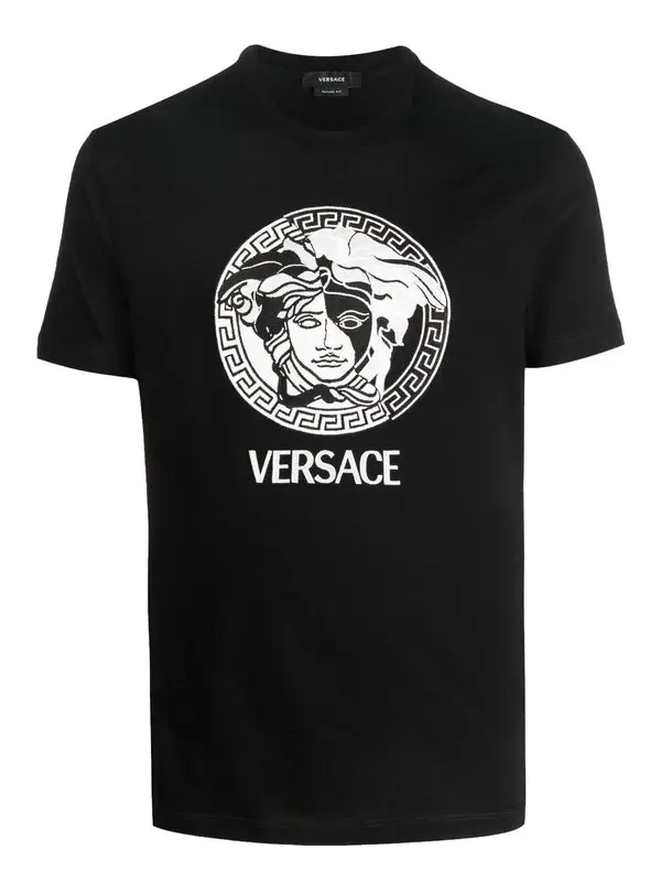 Versace Medusa-print T-shirt - Black