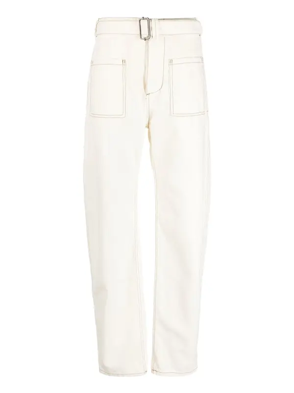 Etro Straight-leg Cargo Trousers - White