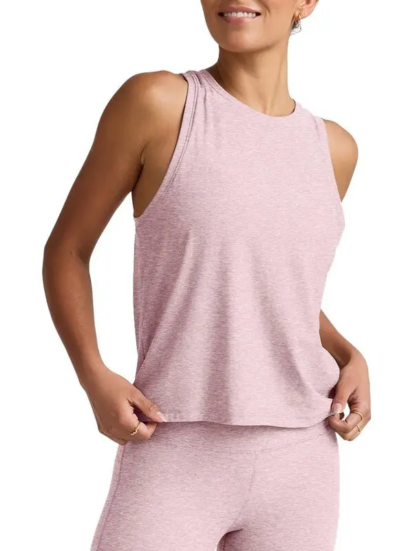 Beyond Yoga Featherweight Rebalance Tank - Blush Blooms Heather