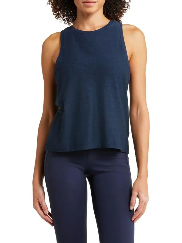 Beyond Yoga Featherweight Rebalance Tank - Nocturnal Navy