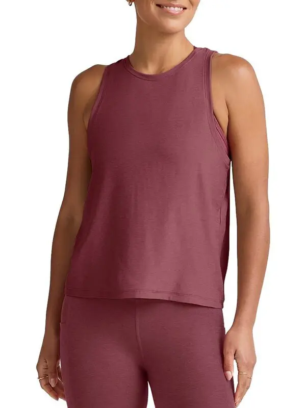 Beyond Yoga Featherweight Rebalance Tank - Smooth Mauve Heather