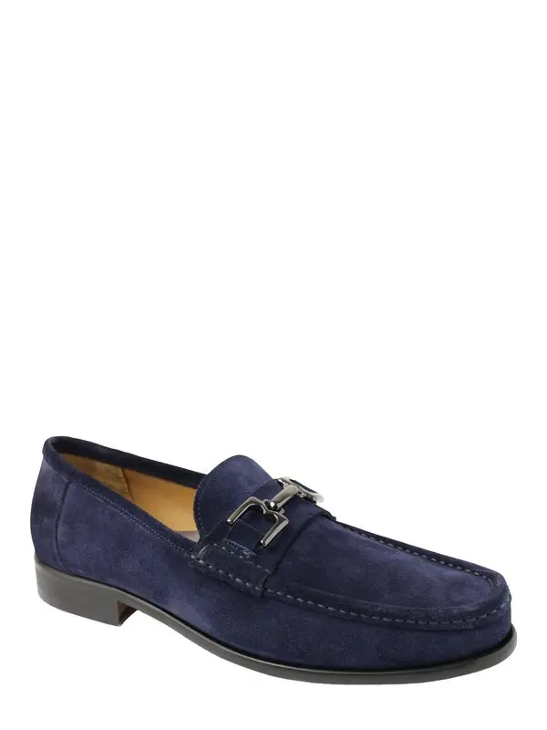 Bruno Magli Trieste Bit Loafer - Navy Suede