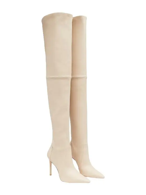 STUART WEITZMAN Ultrastuart 100 Stretch Over-the-knee Boots - Dune