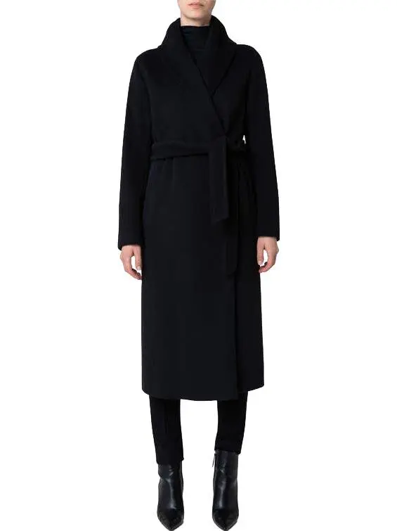 Akris Wool-blend Coat - Black