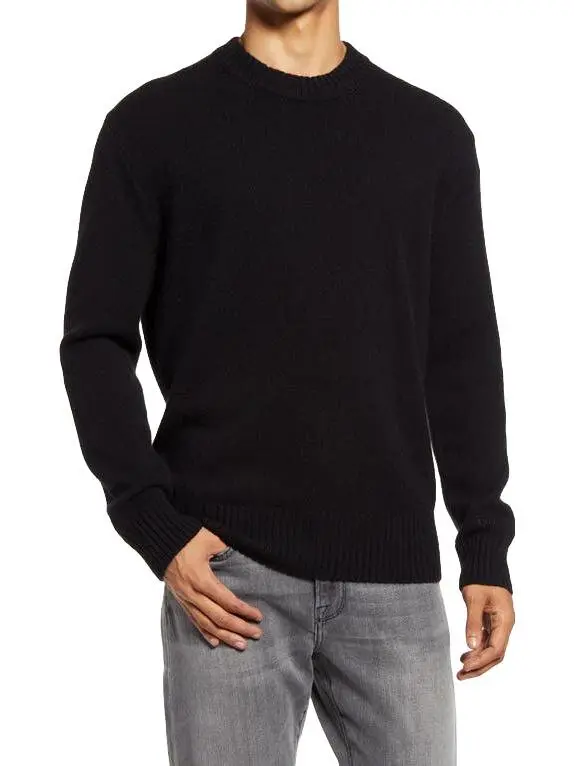 FRAME Cashmere Crewneck Sweater - Noir