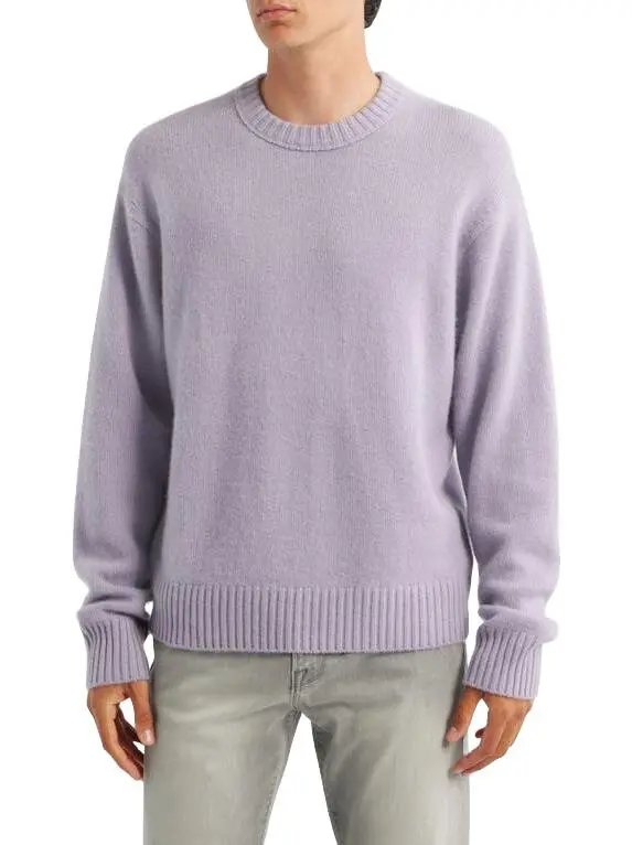 FRAME Cashmere Crewneck Sweater - Old Lavender