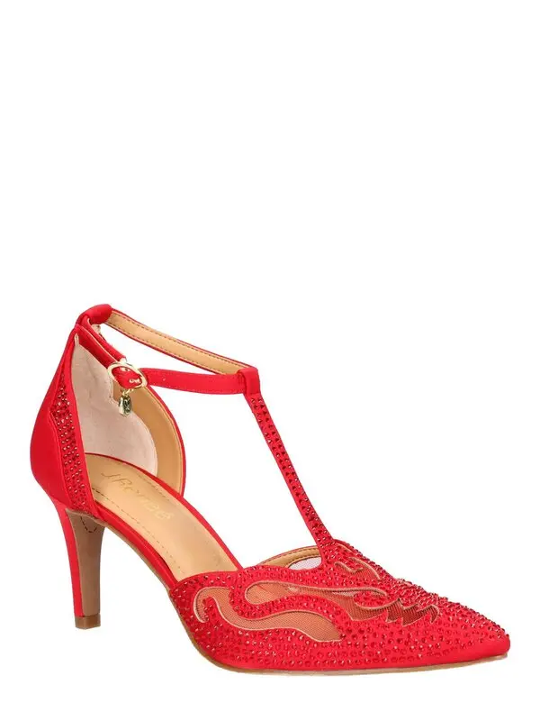 J. Reneé Lisha Pointed Toe Pumps - Red