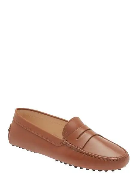 TOD'S Driving Penny Loafer - Brandy Scuro
