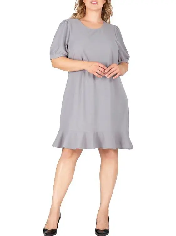 STANDARDS & PRACTICES Crepe Knit Dress - Grey