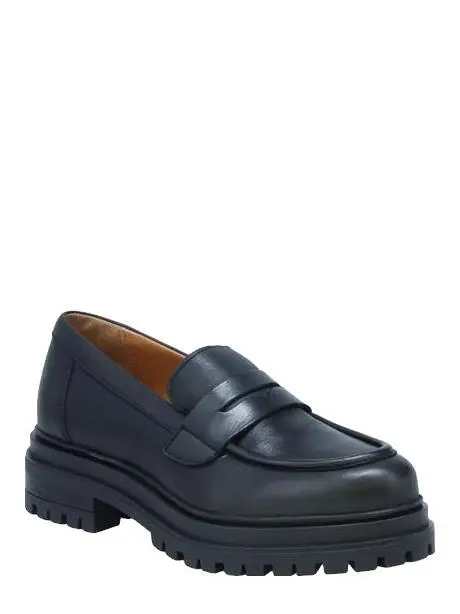 Miz Mooz Legend Platform Loafer - Black