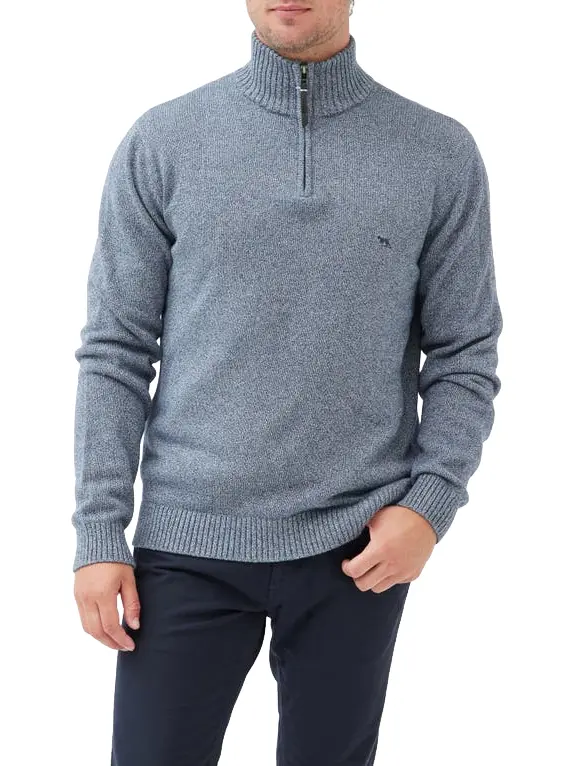 Rodd & Gunn Merrick Bay Quarter Zip Sweater - Indigo