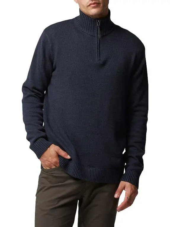 Rodd & Gunn Merrick Bay Quarter Zip Sweater - Ink