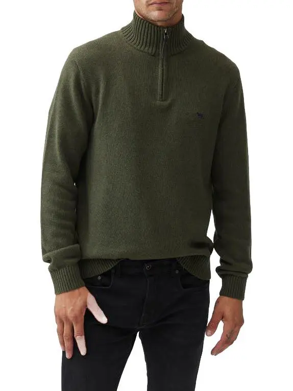 Rodd & Gunn Merrick Bay Quarter Zip Sweater - Loden