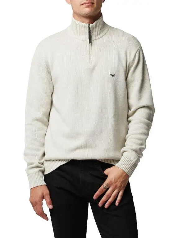 Rodd & Gunn Merrick Bay Quarter Zip Sweater - Natural