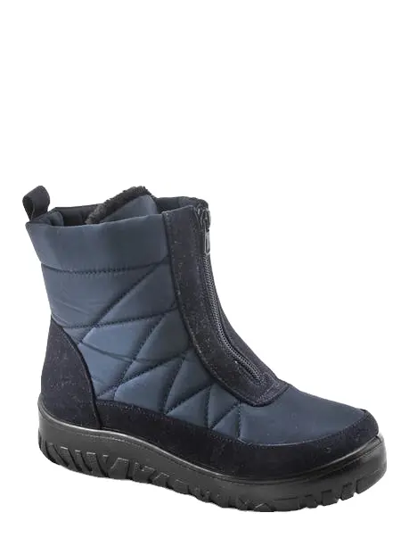 SPRING STEP SHOES Lakeeffect Waterproof Bootie - Navy