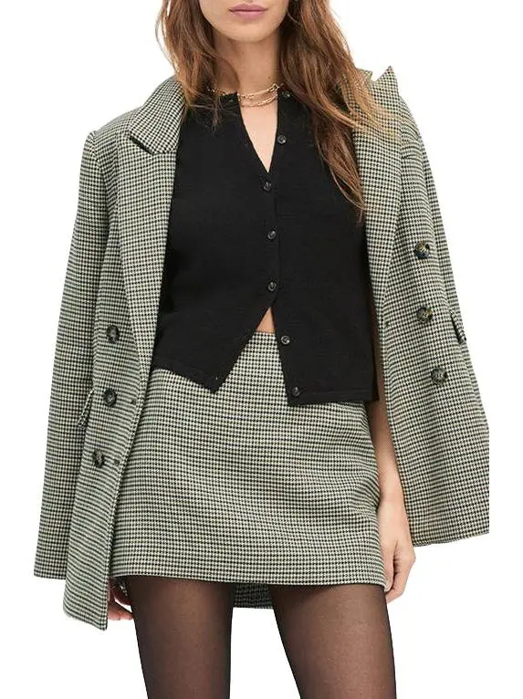 FAVORITE DAUGHTER The Phoebe Houndstooth Blazer - Chesire Houndstoot