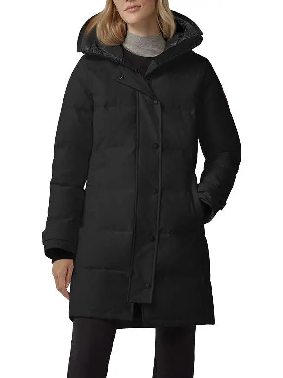 Canada Goose Shelburne Recycled Nylon Down Parka - Black