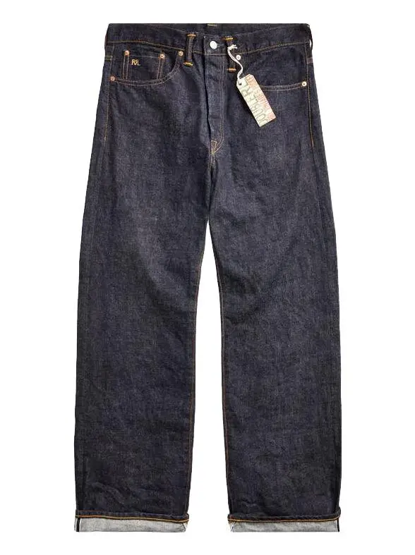 Double Rl Relaxed Fit Jeans - Blue