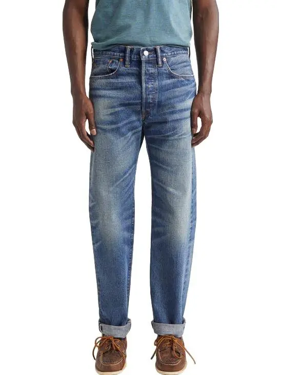 Double Rl Slim Fit Straight-leg Jeans - Hillsview Wash