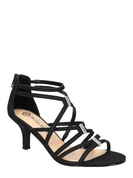BELLA VITA Karlette Sandal - Black Glitter