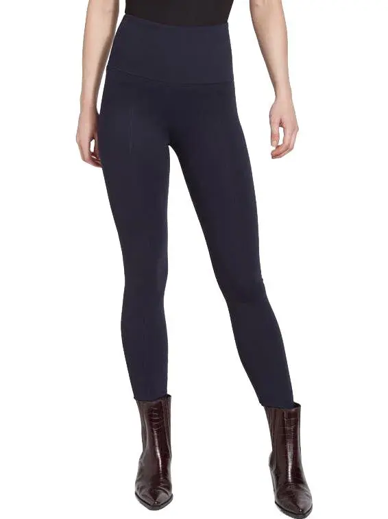 Lyssé Ntials Center Seam Ponte Leggings - Midnight