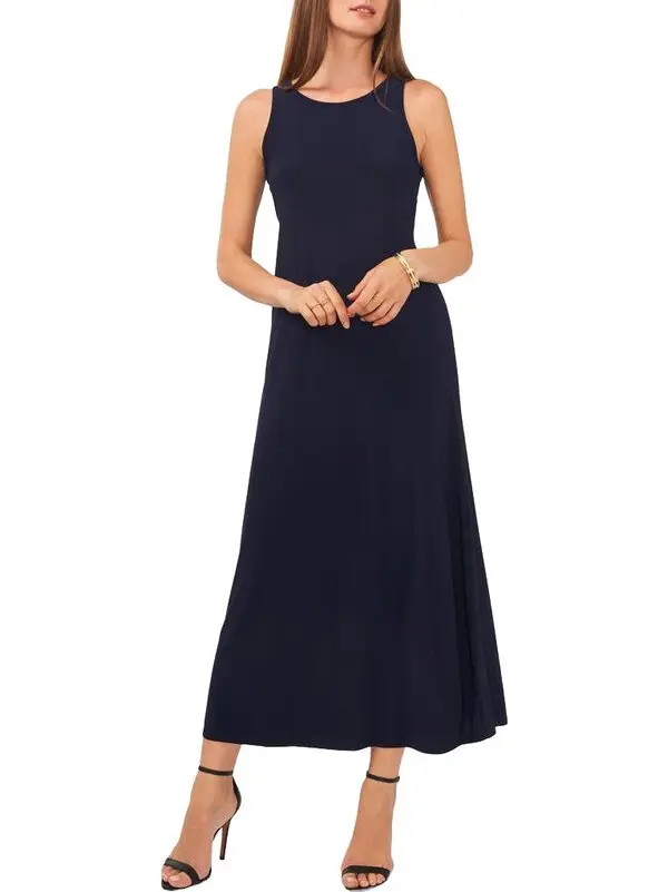 Vince Camuto Sleeveless Maxi Dress - Classic Navy