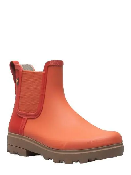Bogs Holly Waterproof Chelsea Boot - Burnt Orange
