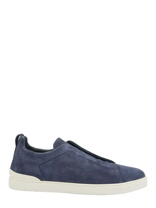 Zegna Triple Stitch Sneakers - Utility Blue