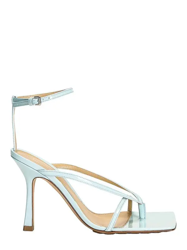 Bottega Veneta Stretch Ankle Strap Sandals - Pale Blue