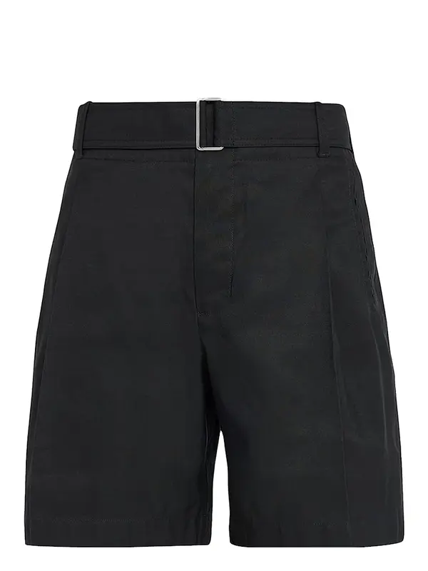 3.1 Phillip Lim Pleated Tailored Shorts With Self-belt - Black