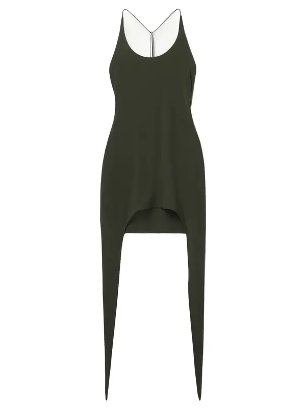 GRACE LING Embellished Mini Dress - Green