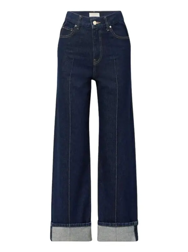 Ulla Johnson The Genevieve High-rise Wide-leg Jeans - Blue
