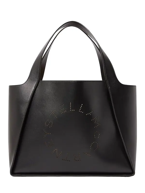 Stella McCartney Logo Tote Bag - Black