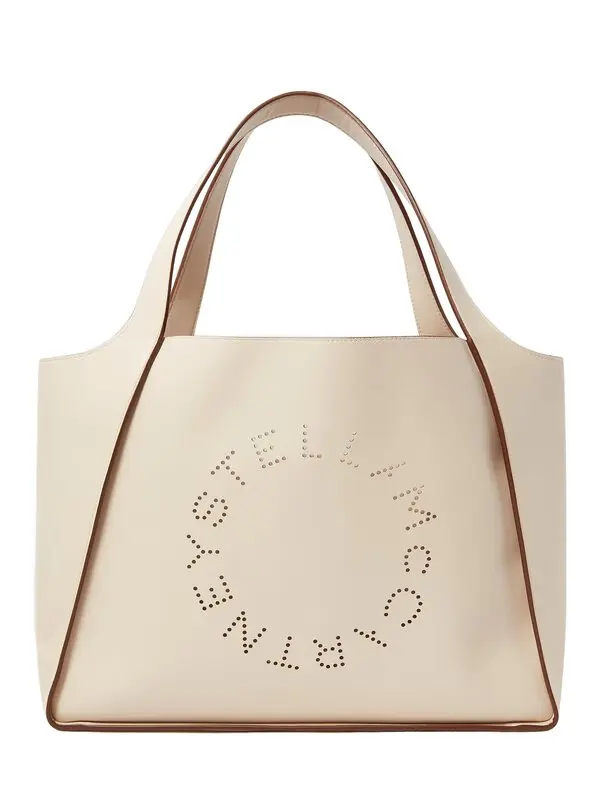 Stella McCartney Logo Tote Bag - White