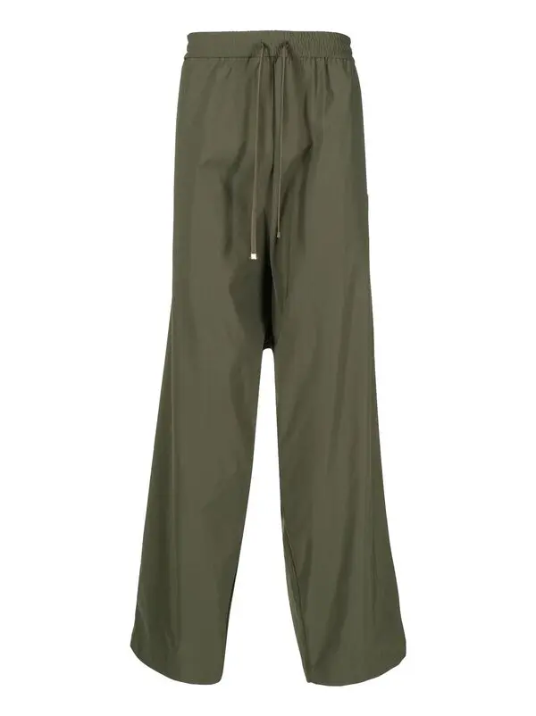 Mihara Yasuhiro Wide-leg Drawstring Trousers - Green