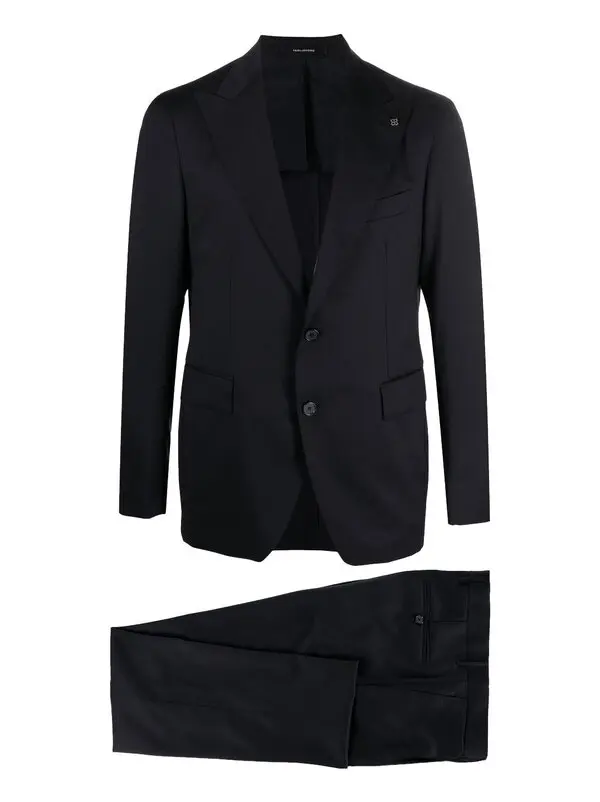 Tagliatore Single-breasted Tailored Suit - Blue