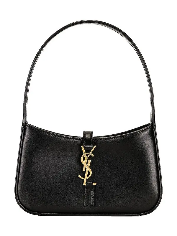 Saint Laurent Micro Le 5 A 7 Hobo Bag - Nero